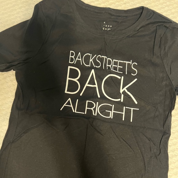 a new day | Tops | Backstreet Boys Shirt Backstreets Back Alright ...